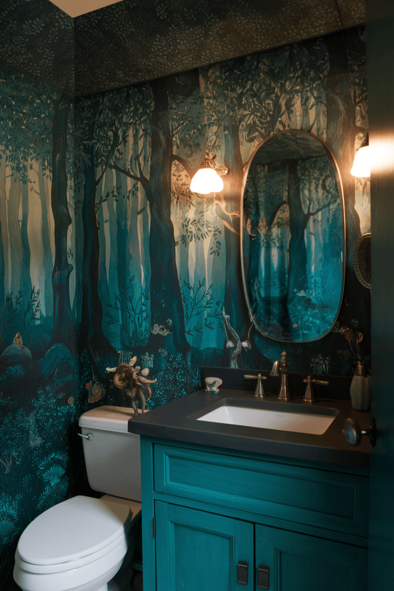 30 Trendy Bathroom Wallpaper Designs You’ll Love - Life In Décor